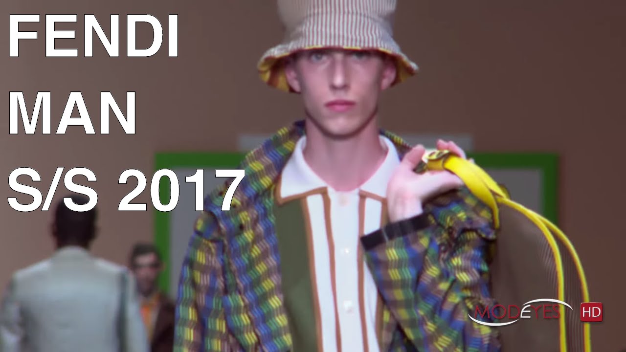 FENDI | MAN SUMMER 2017 | FULL FASHION SHOW | MODEYES TV